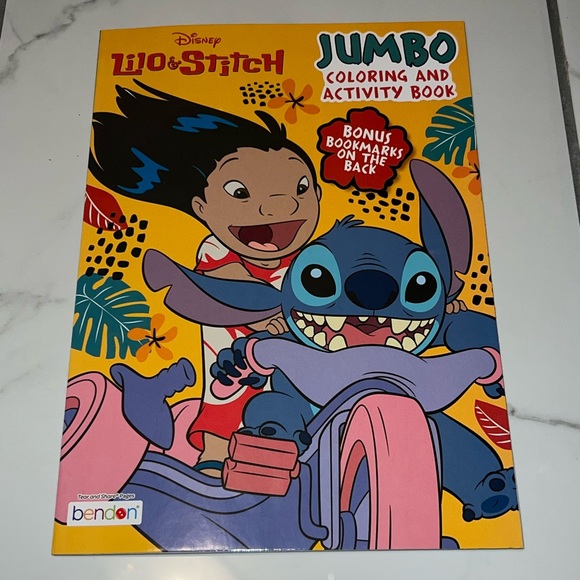 Disney | Toys | Disney Lilo And Stitch Jumbo Coloring And Activity Book ...